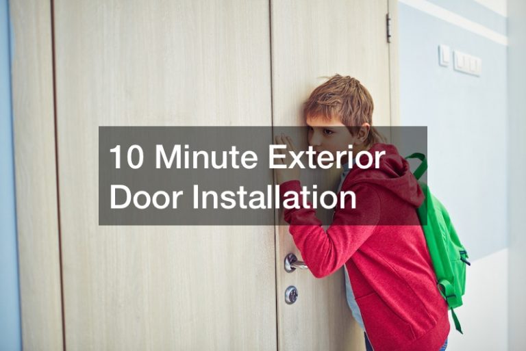 10 Minute Exterior Door Installation - DIY Projects for Home